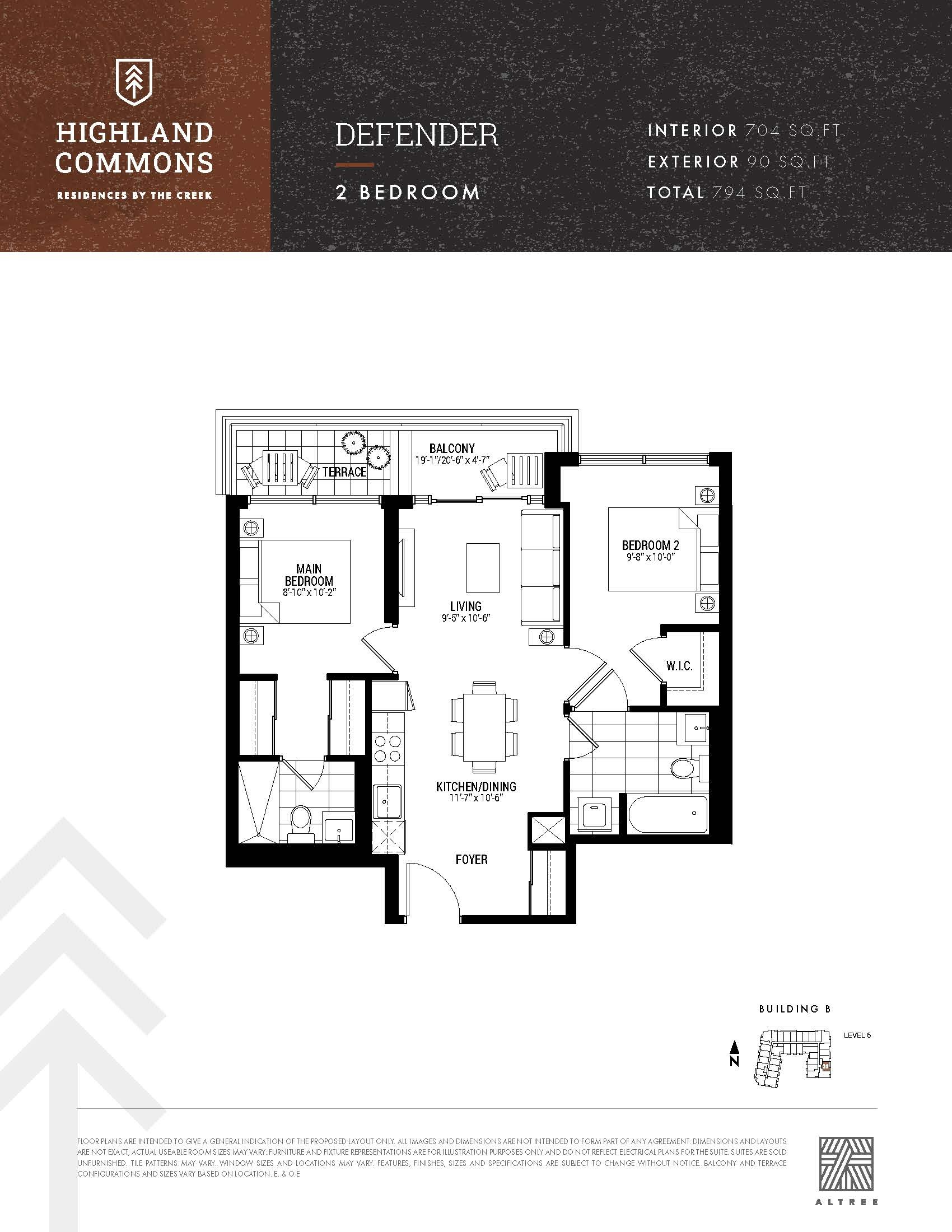 Highland Commons - Defender Floor Plan, Toronto ON | Livabl