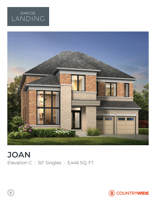 Simcoe Landing - Joan - Elev. C Floor Plan, Georgina ON | Livabl