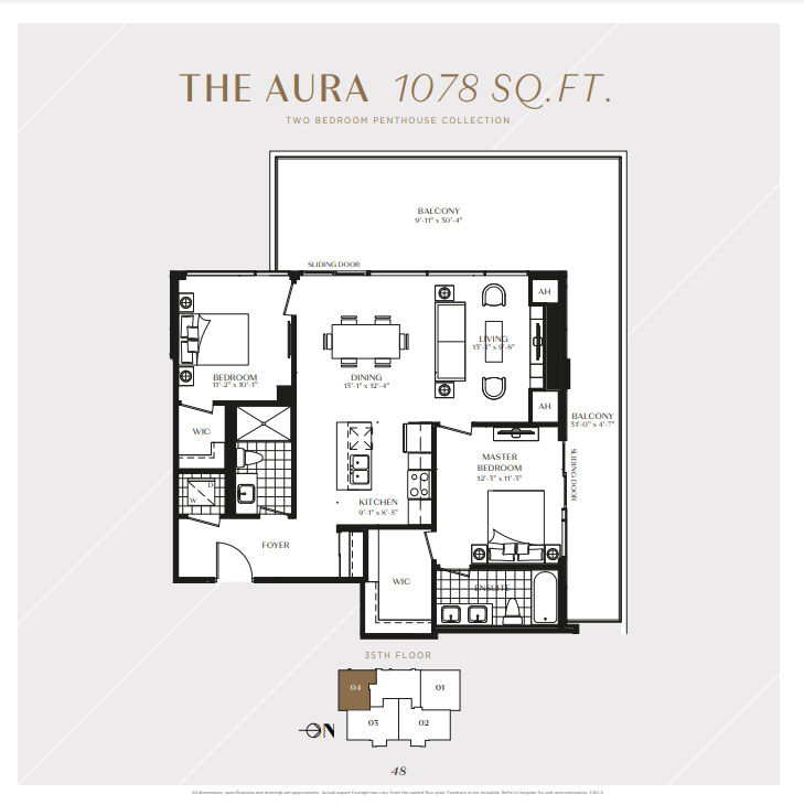 The Moderne - THE AURA Floor Plan, Hamilton ON | Livabl