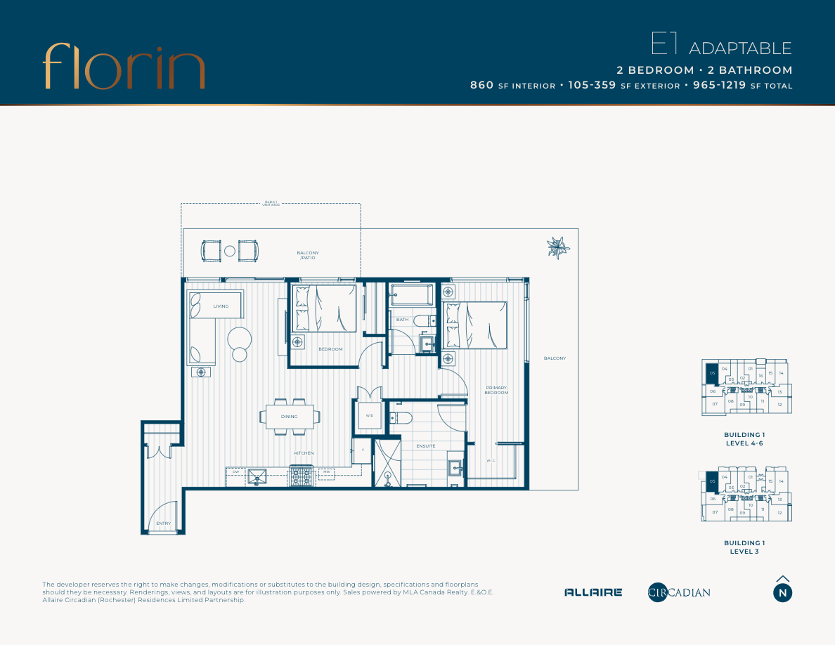 Florin - E1 Floor Plan, Coquitlam BC | Livabl