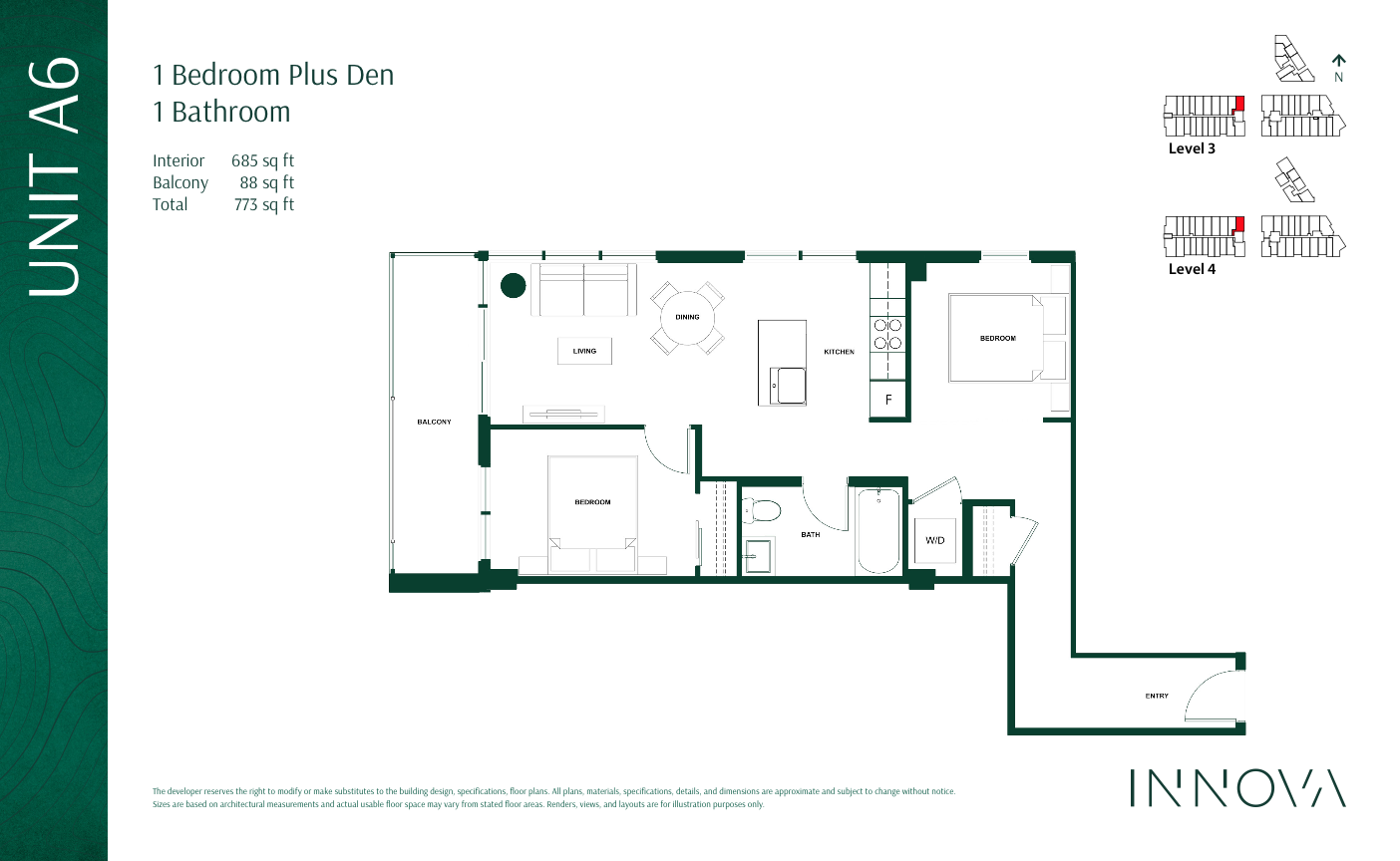 INNOVA - A6 Floor Plan, North Vancouver BC | Livabl