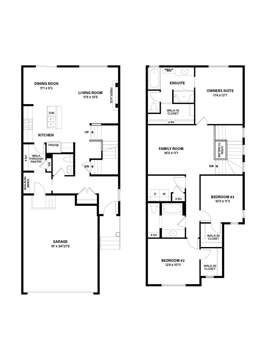 Cornerstone - Moraine Floor Plan, Calgary AB | Livabl