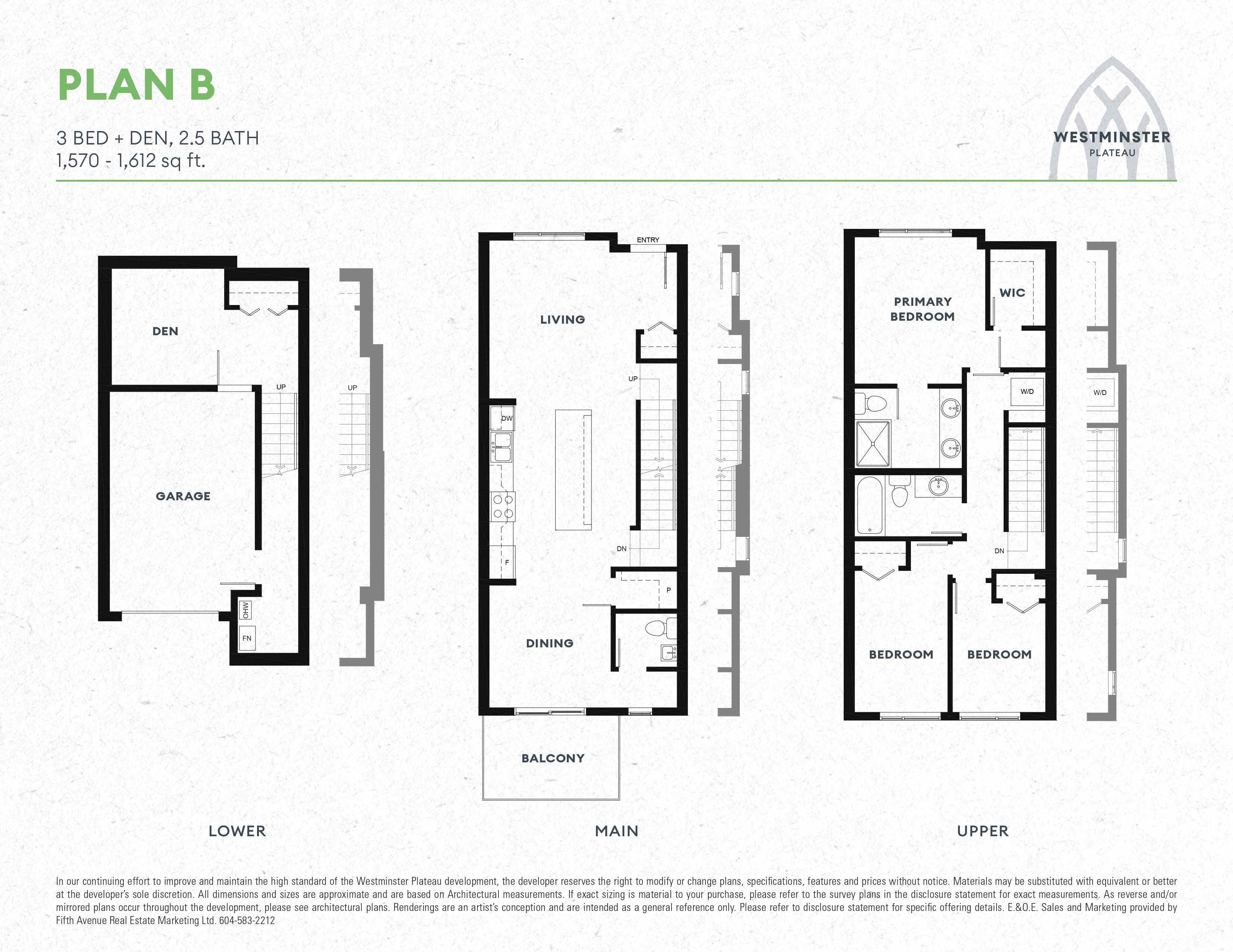 Westminster Plateau - PLAN B Floor Plan, Mission BC | Livabl