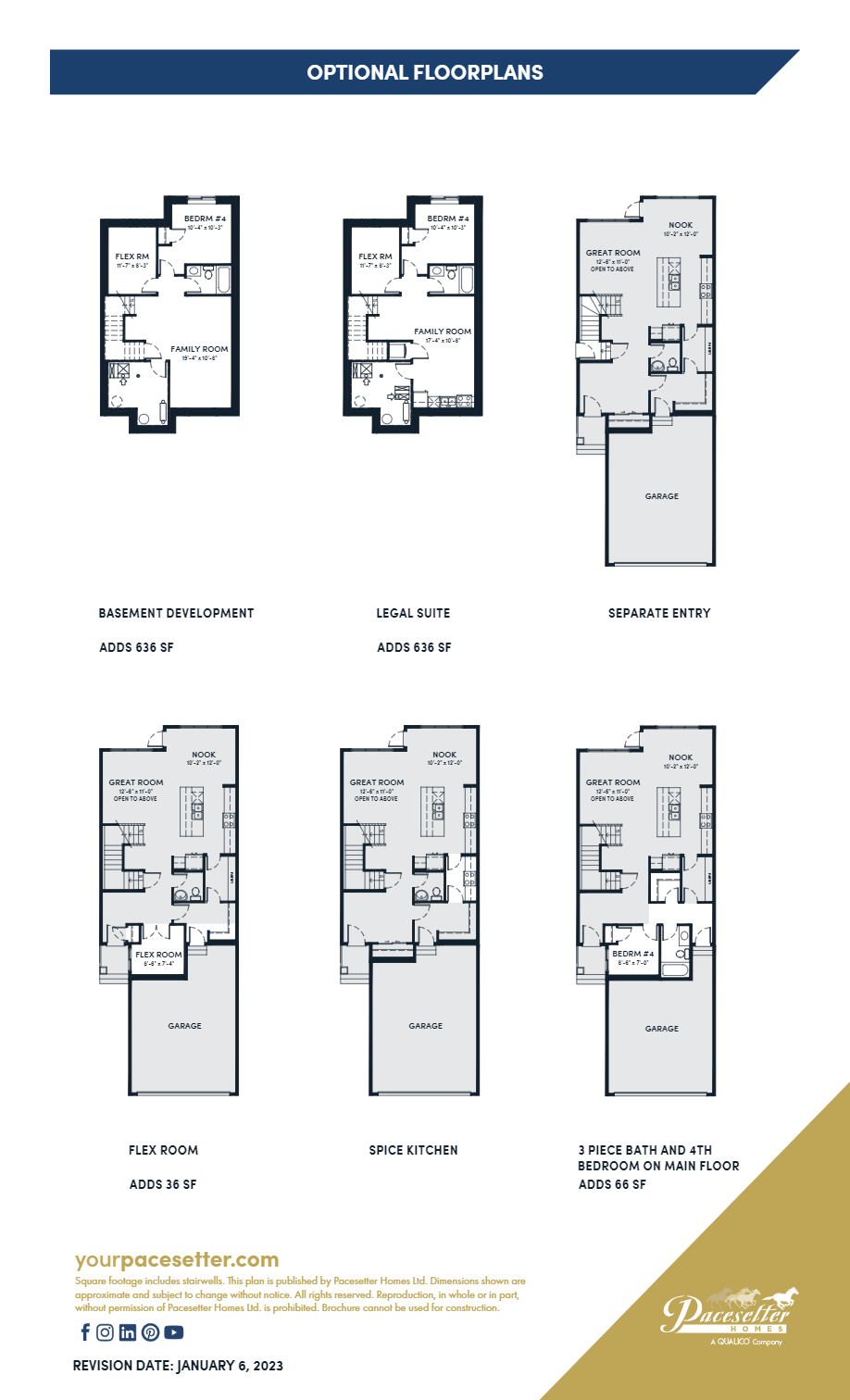 Chelsea floor plan at Rosenthal in Edmonton, AB