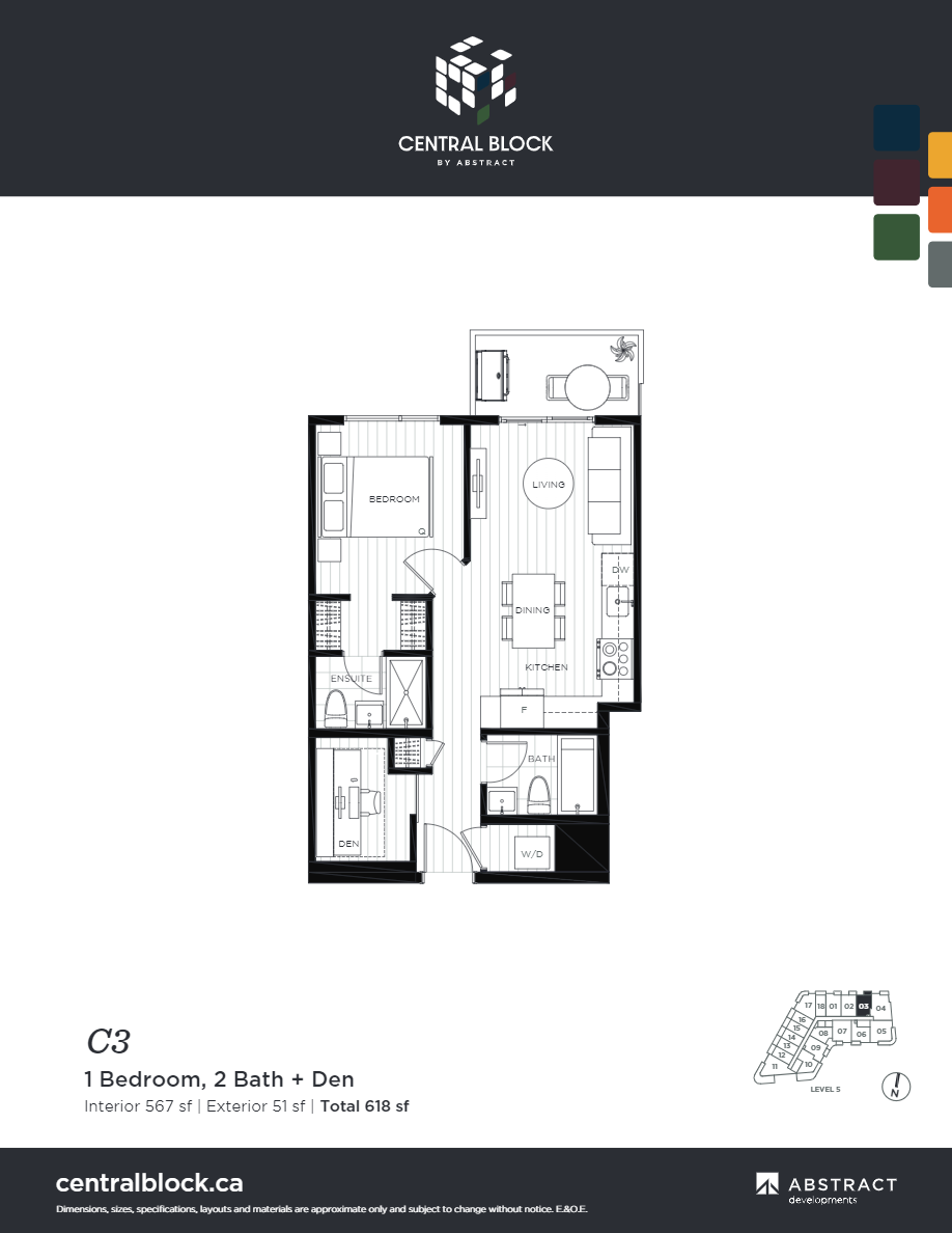 Central Block - C3 Floor Plan, Esquimalt BC | Livabl