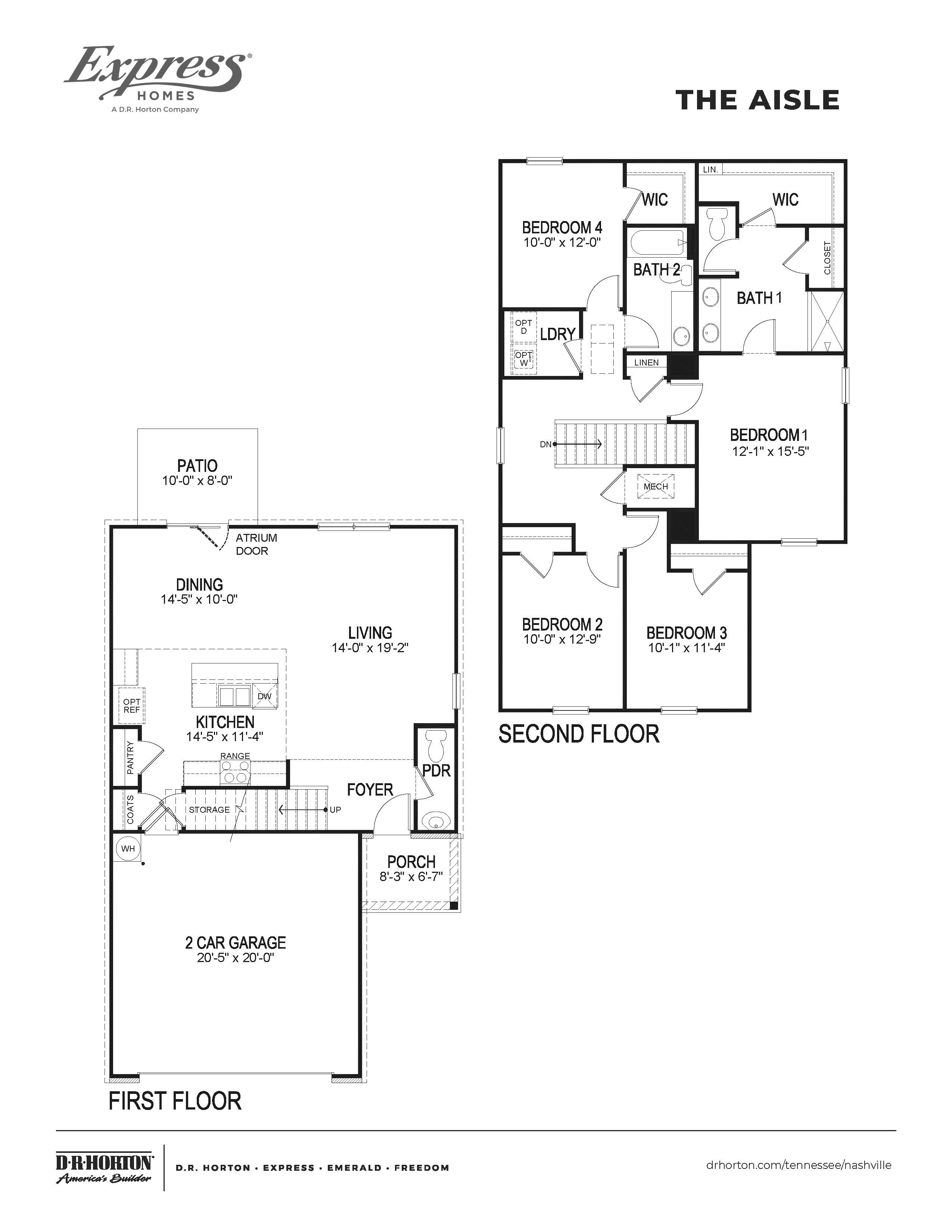 Villages of Hunters Point | Aisle | Floor Plans and Pricing