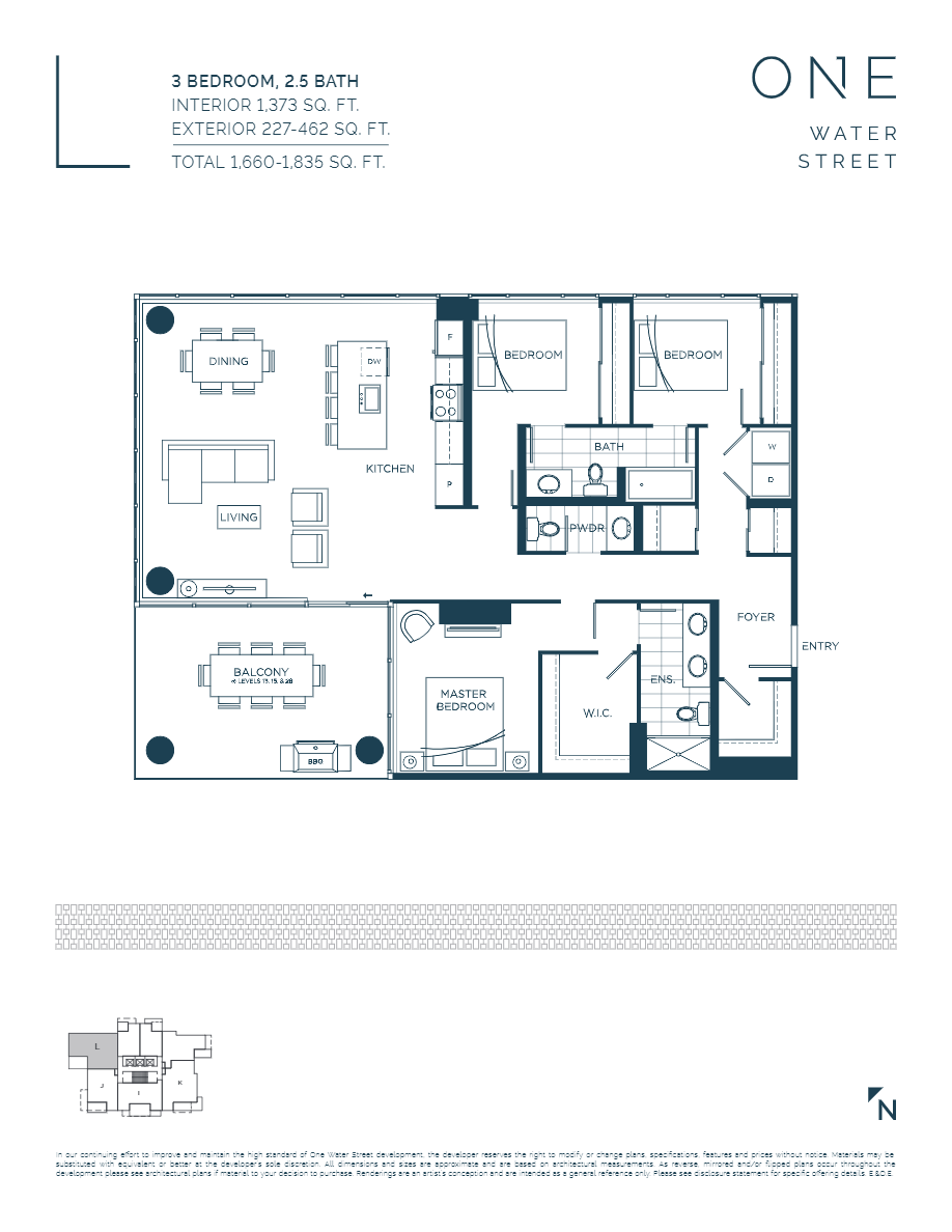 ONE Water Street - L Floor Plan, Kelowna BC | Livabl