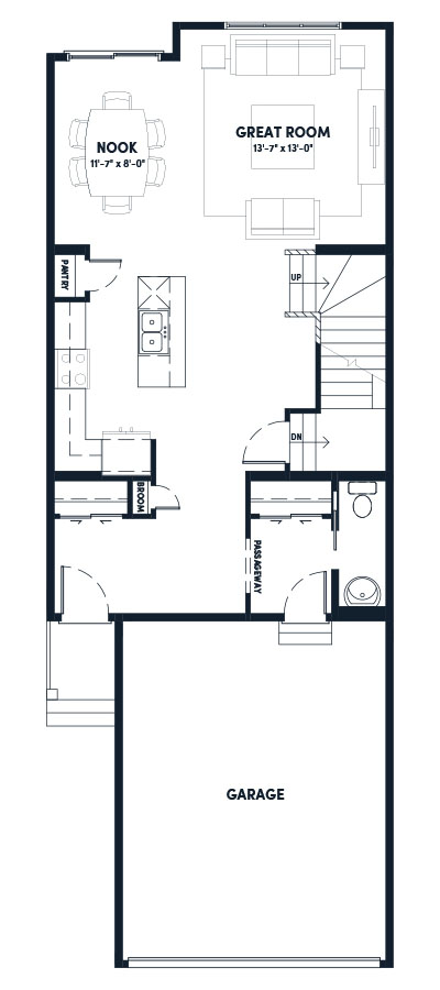 The Uplands at Riverview - Kaylan Floor Plan, Edmonton AB | Livabl