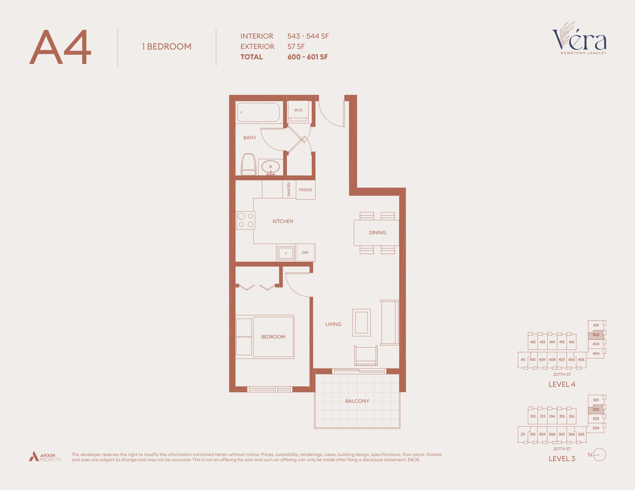 Vera - A4 Floor Plan, Langley City BC | Livabl