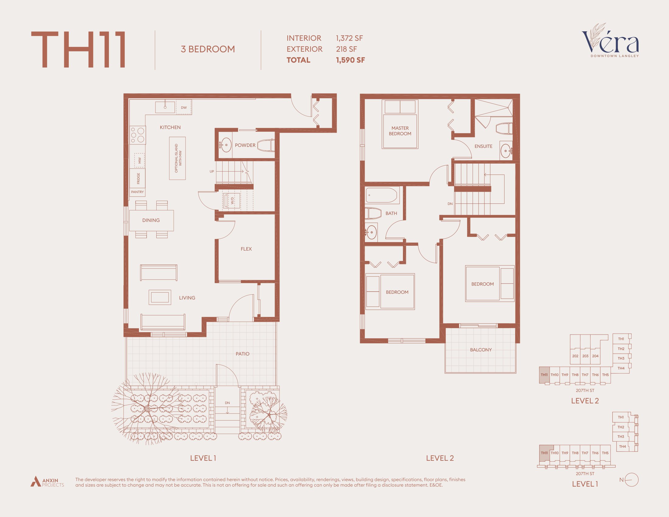 Vera - TH11 Floor Plan, Langley City BC | Livabl