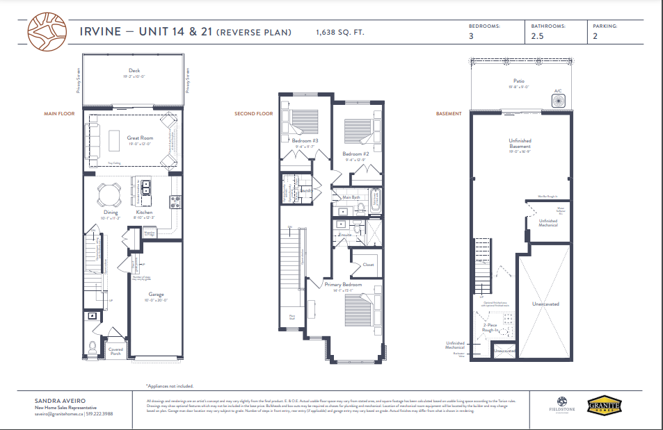 Fieldstone | 21 | Floor Plans and Pricing