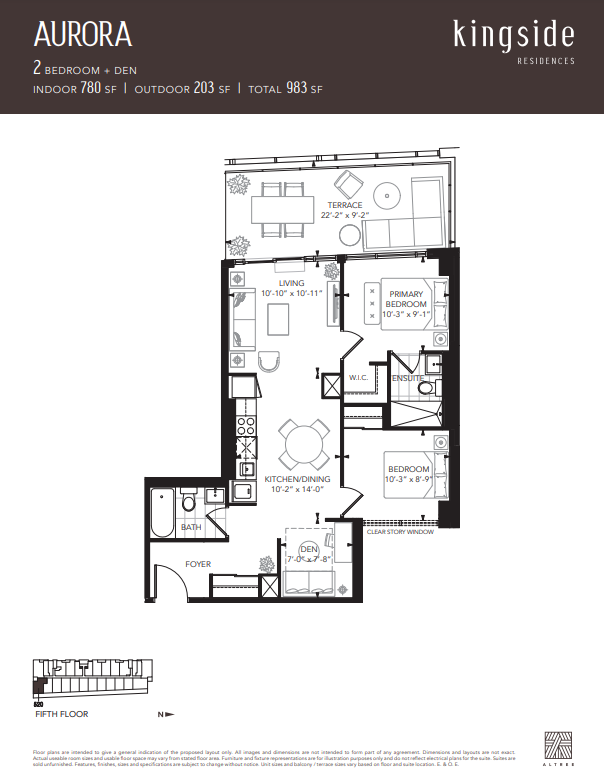 Kingside Residences - Aurora Floor Plan, Toronto ON | Livabl