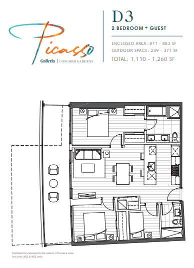 Galleria - Picasso - D3 Floor Plan, Richmond BC | Livabl
