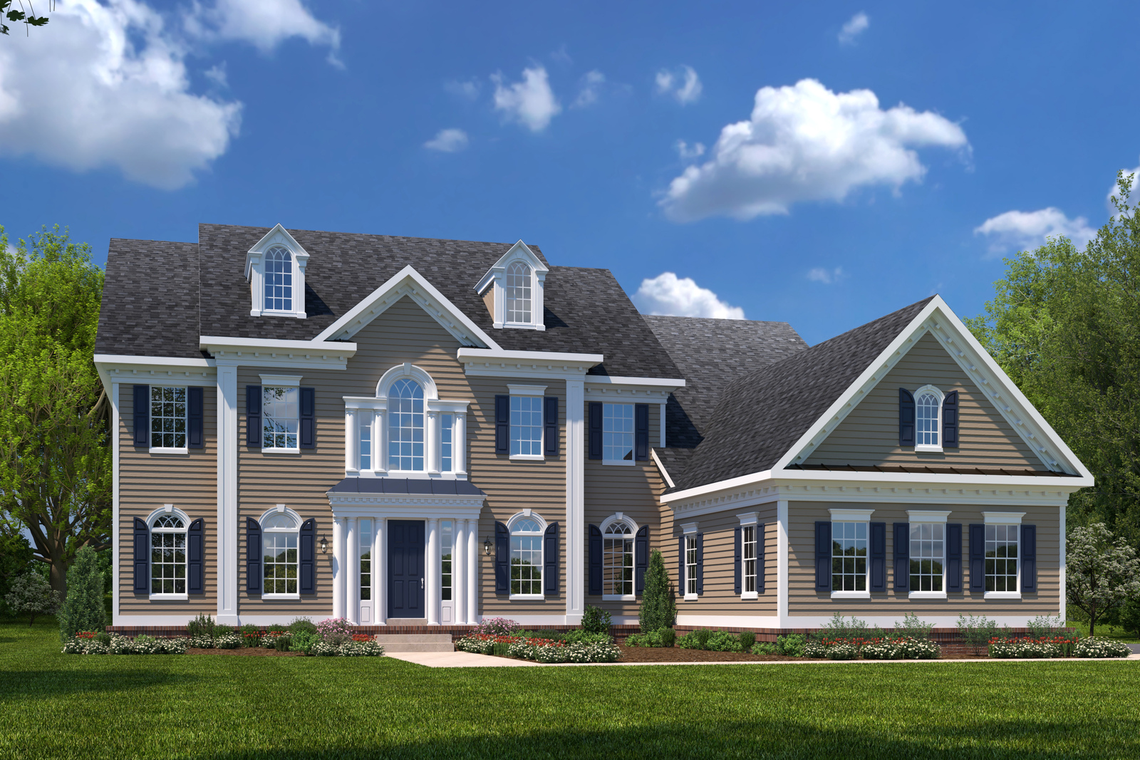 Monticello II floor plan at Garnet Preserve in Concord, PA