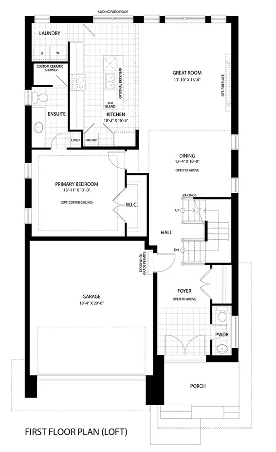 Hart Village - The Priory Elevation C - 40' Floor Plan, Guelph ON | Livabl