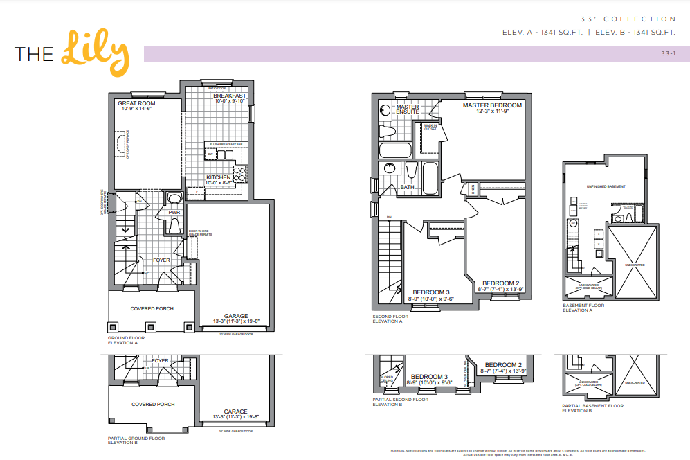 Honey Hill - Phase 2 - The Lily Floor Plan, New Tecumseth ON | Livabl