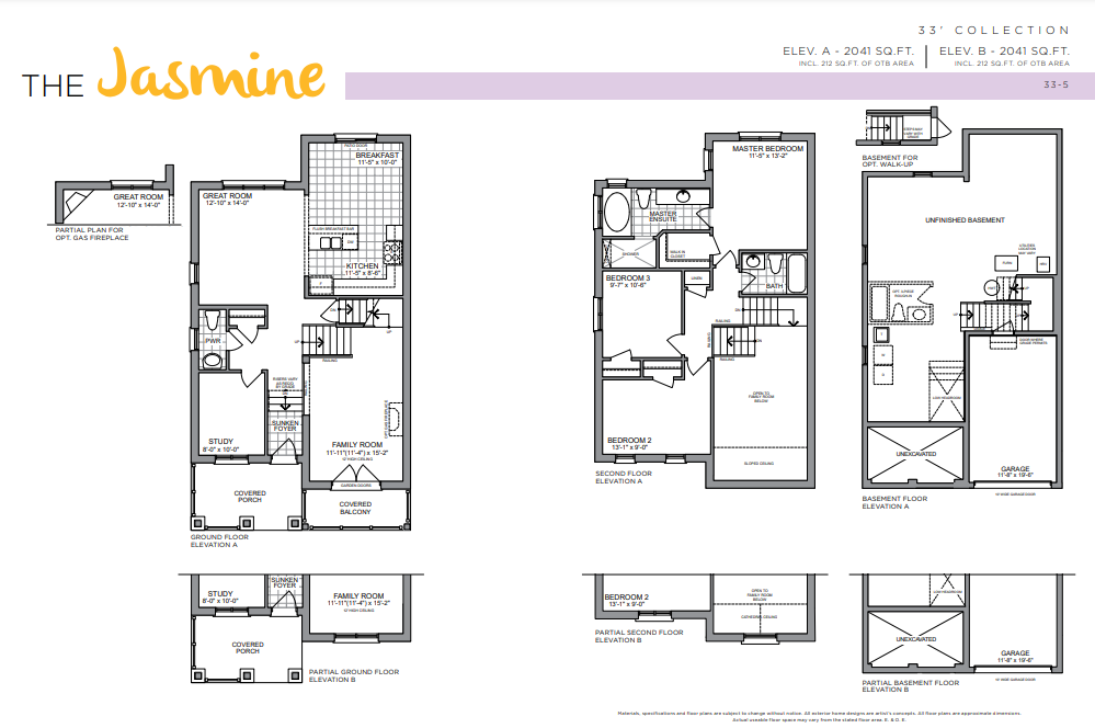 Honey Hill - Phase 2 - The Jasmine Floor Plan, New Tecumseth ON | Livabl