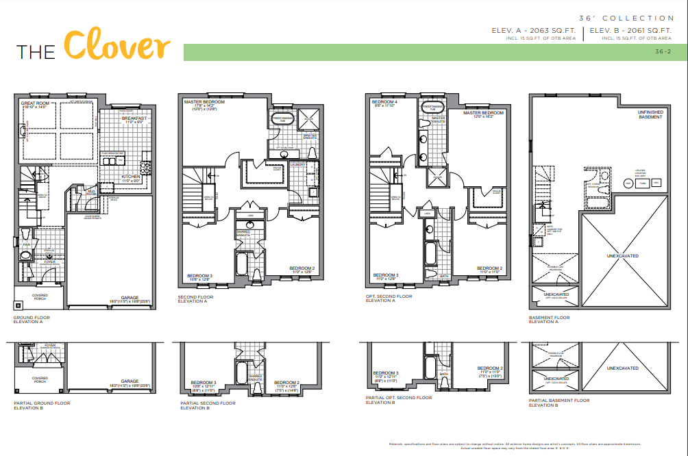 Honey Hill - Phase 2 - The Clover Floor Plan, New Tecumseth ON | Livabl
