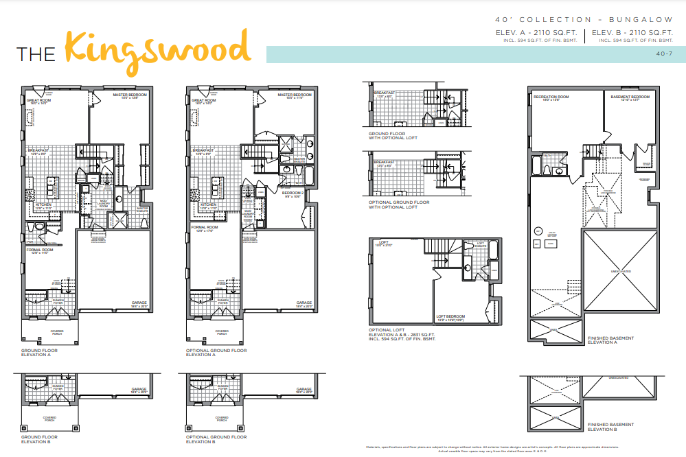 Honey Hill - Phase 2 - The Kingswood Floor Plan, New Tecumseth ON | Livabl