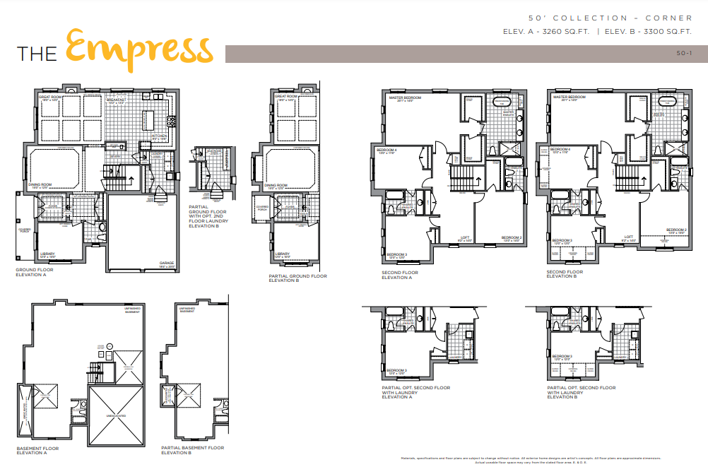 The Empress floor plan at Honey Hill - Phase 2 in New Tecumseth, ON
