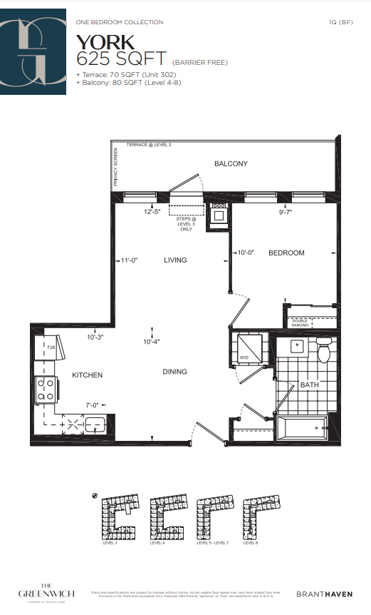 The Greenwich, Condos at Oakvillage | YORK | Floor Plans and Pricing
