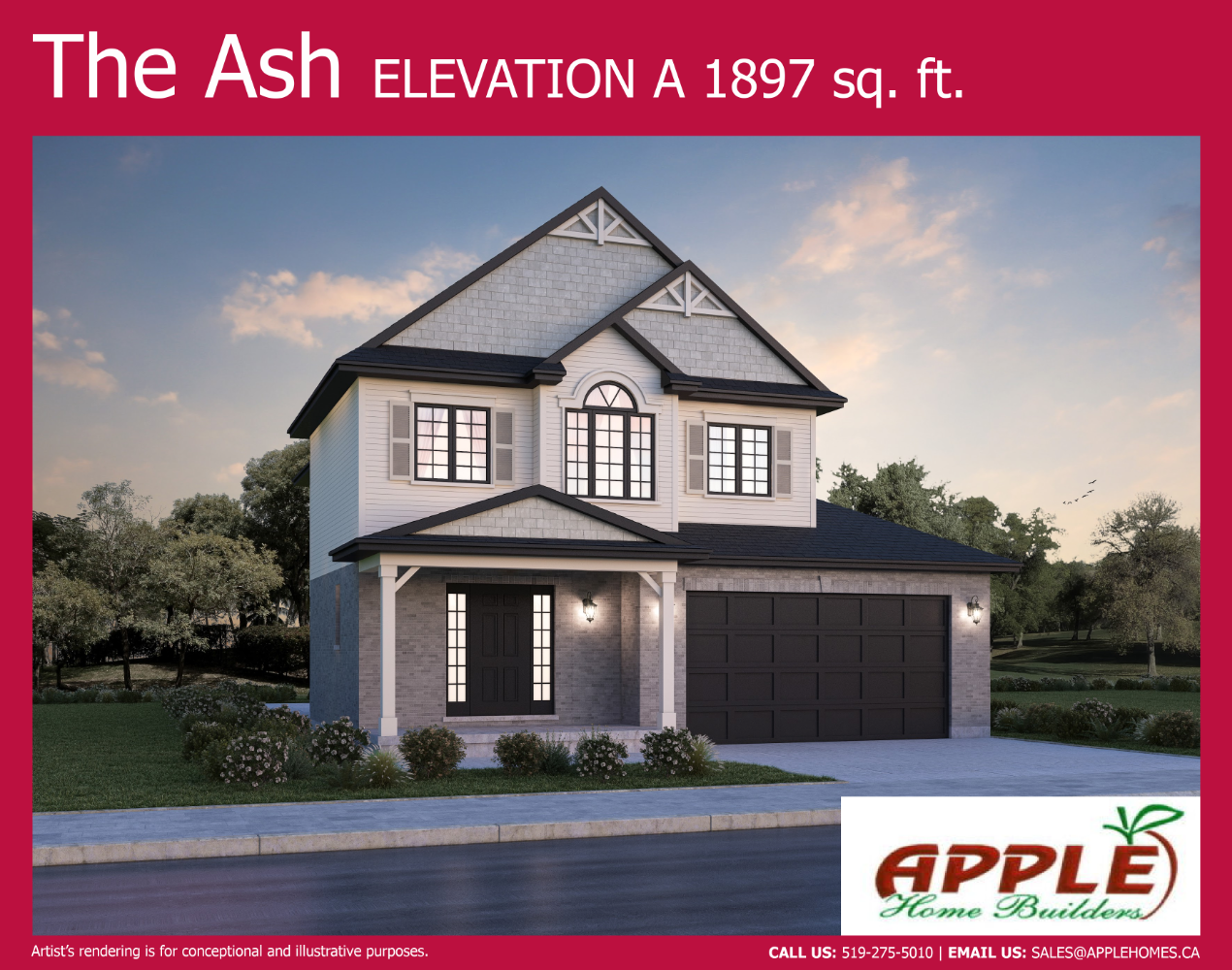 The Orchards - The Ash - Elev. A Floor Plan, Tavistock ON | Livabl