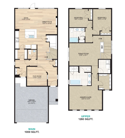 Glacier Ridge - Concord Floor Plan, Calgary AB | Livabl