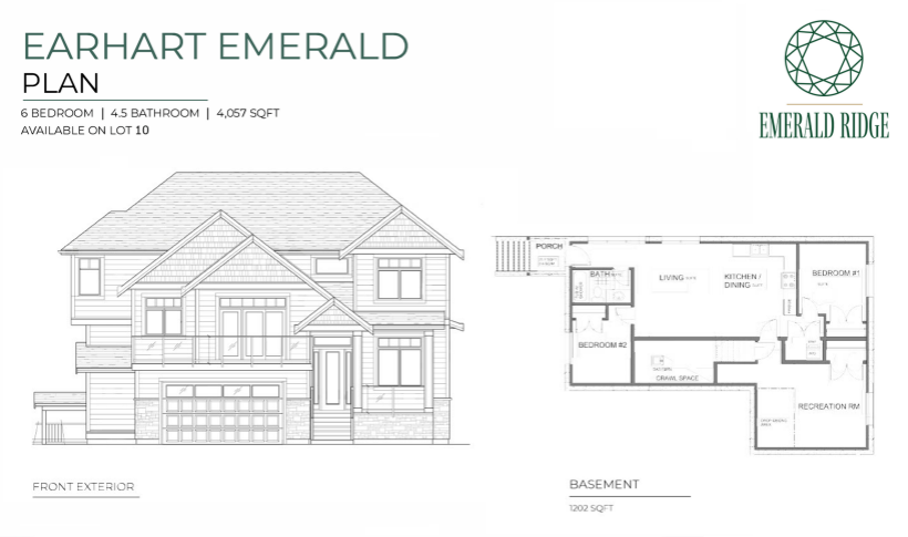 Emerald Ridge - EARHART EMERALD Floor Plan, Maple Ridge BC | Livabl