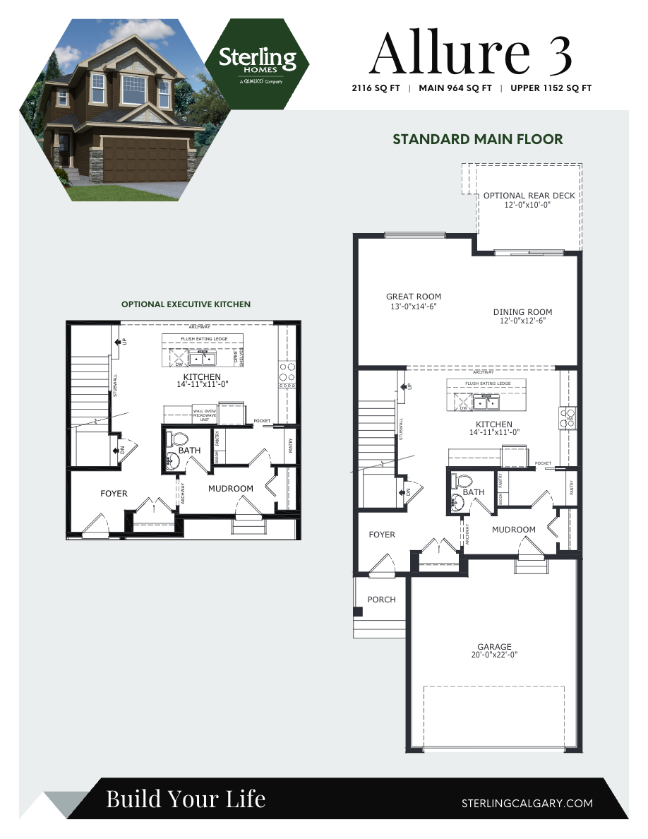 Sirocco - Allure 3 Floor Plan, Calgary AB | Livabl