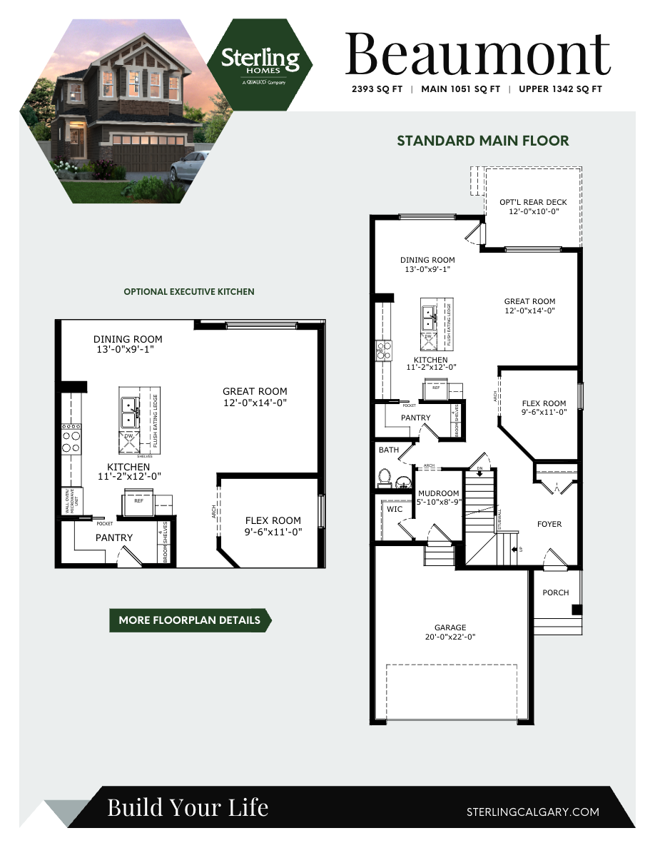 Sirocco - Beaumont Floor Plan, Calgary AB | Livabl