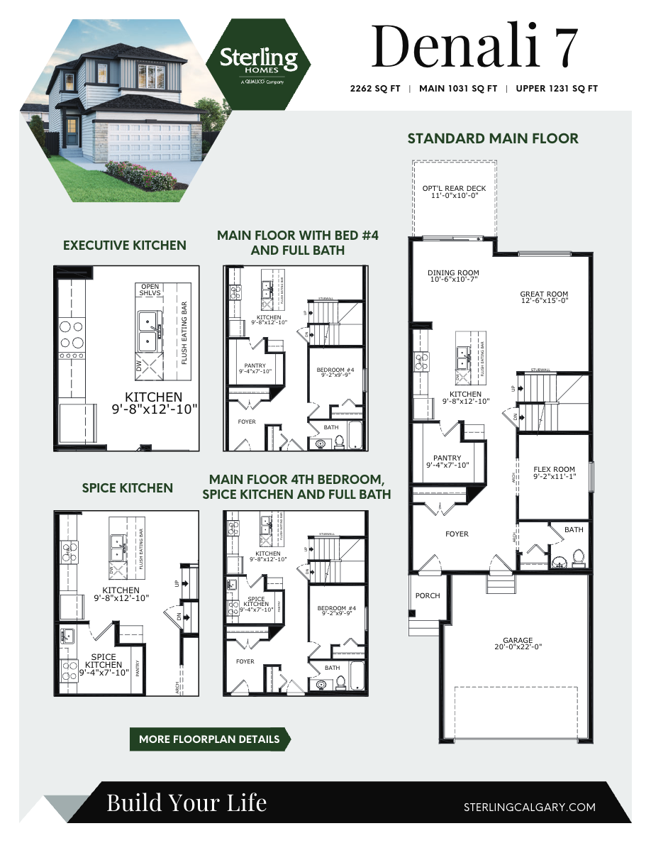 Sirocco - Denali 7 Floor Plan, Calgary AB | Livabl