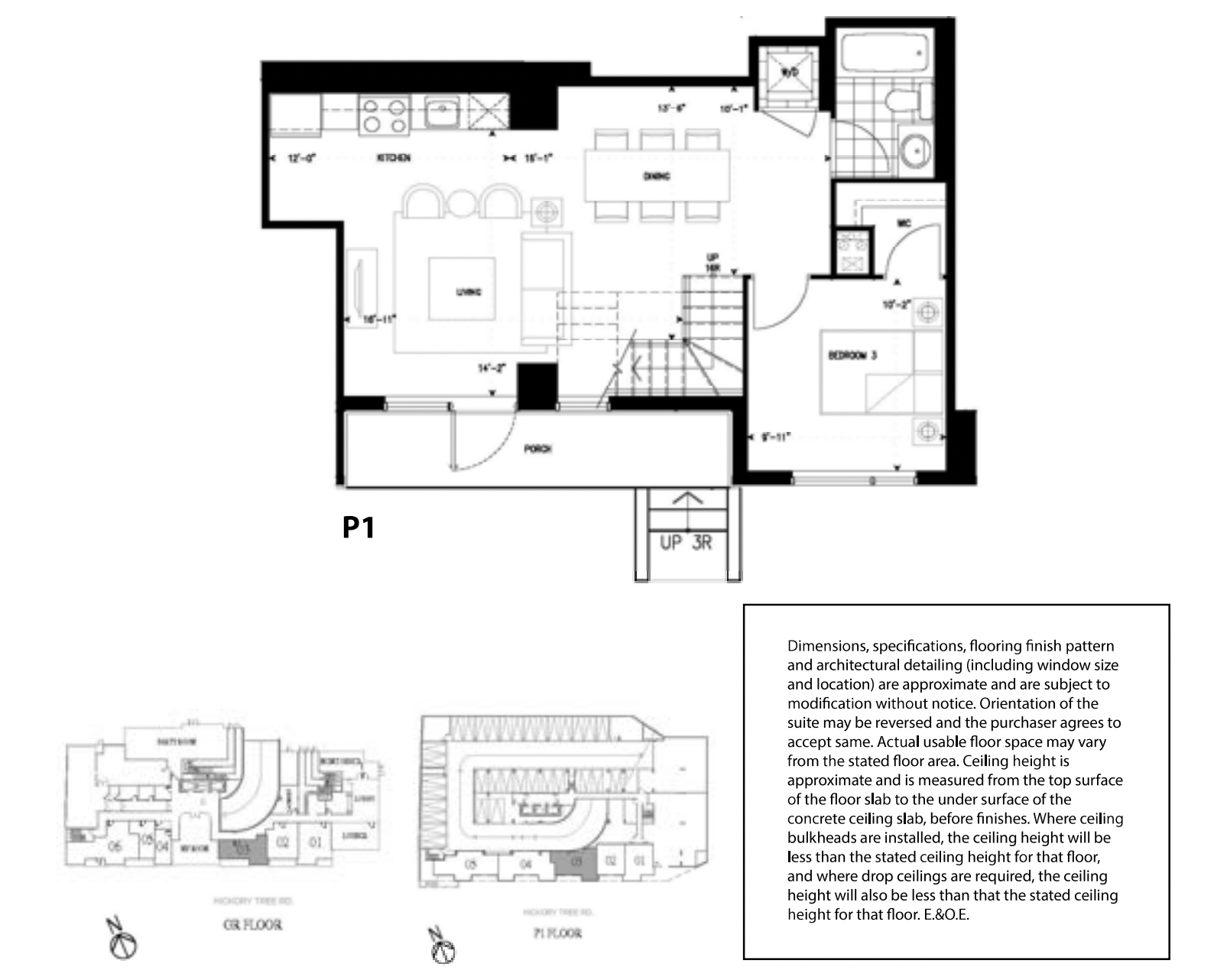 The Humber - 3F Floor Plan, Toronto ON | Livabl
