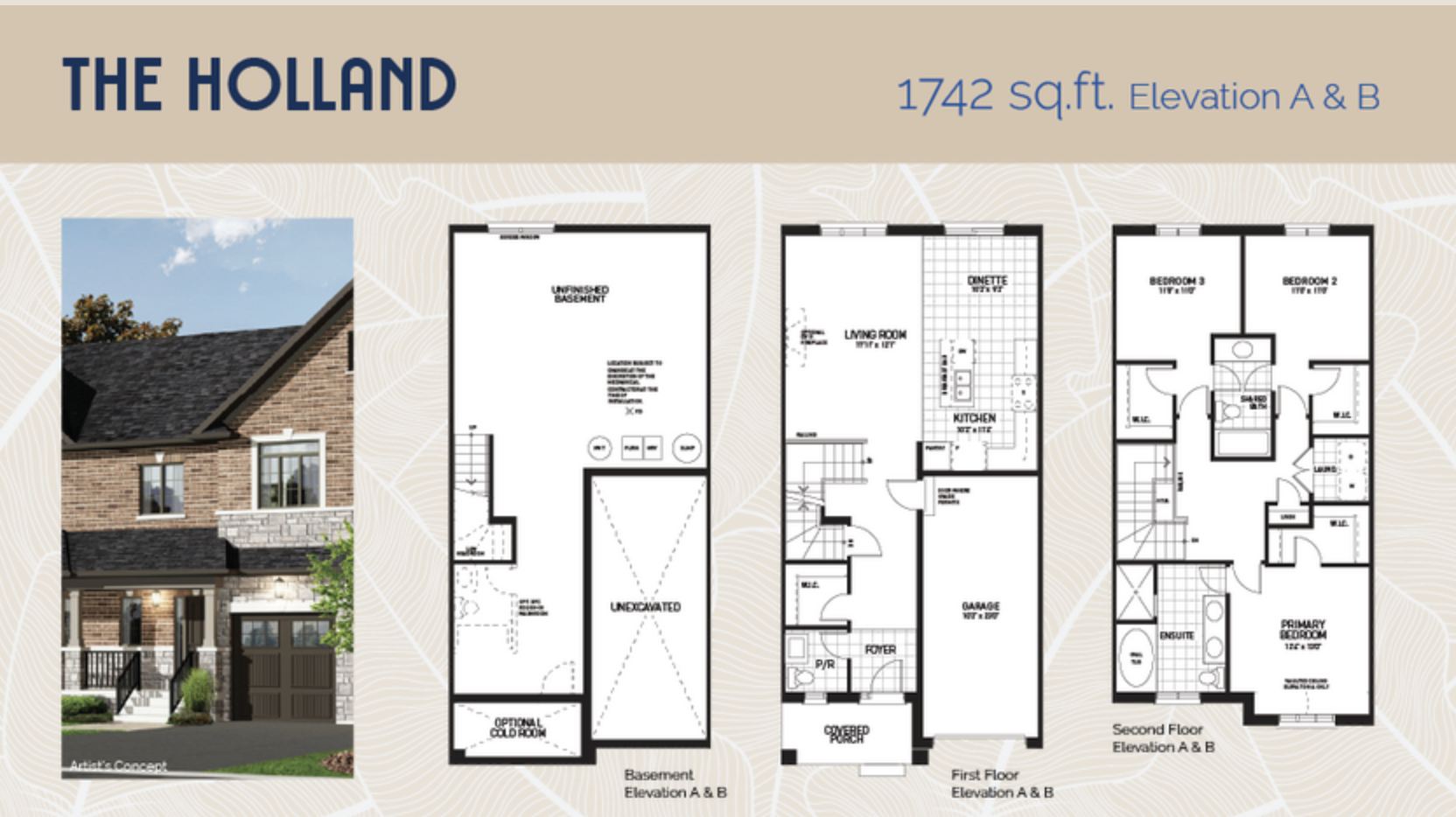 Luthers Landing - The Holland Floor Plan, Grand Valley ON | Livabl