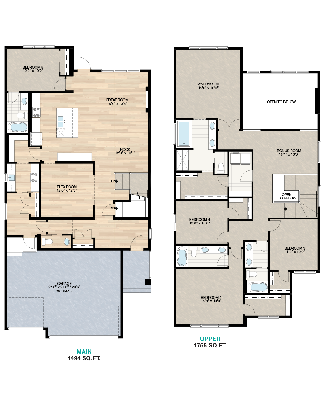 Chelsea - Springfield Floor Plan, Chestermere AB | Livabl