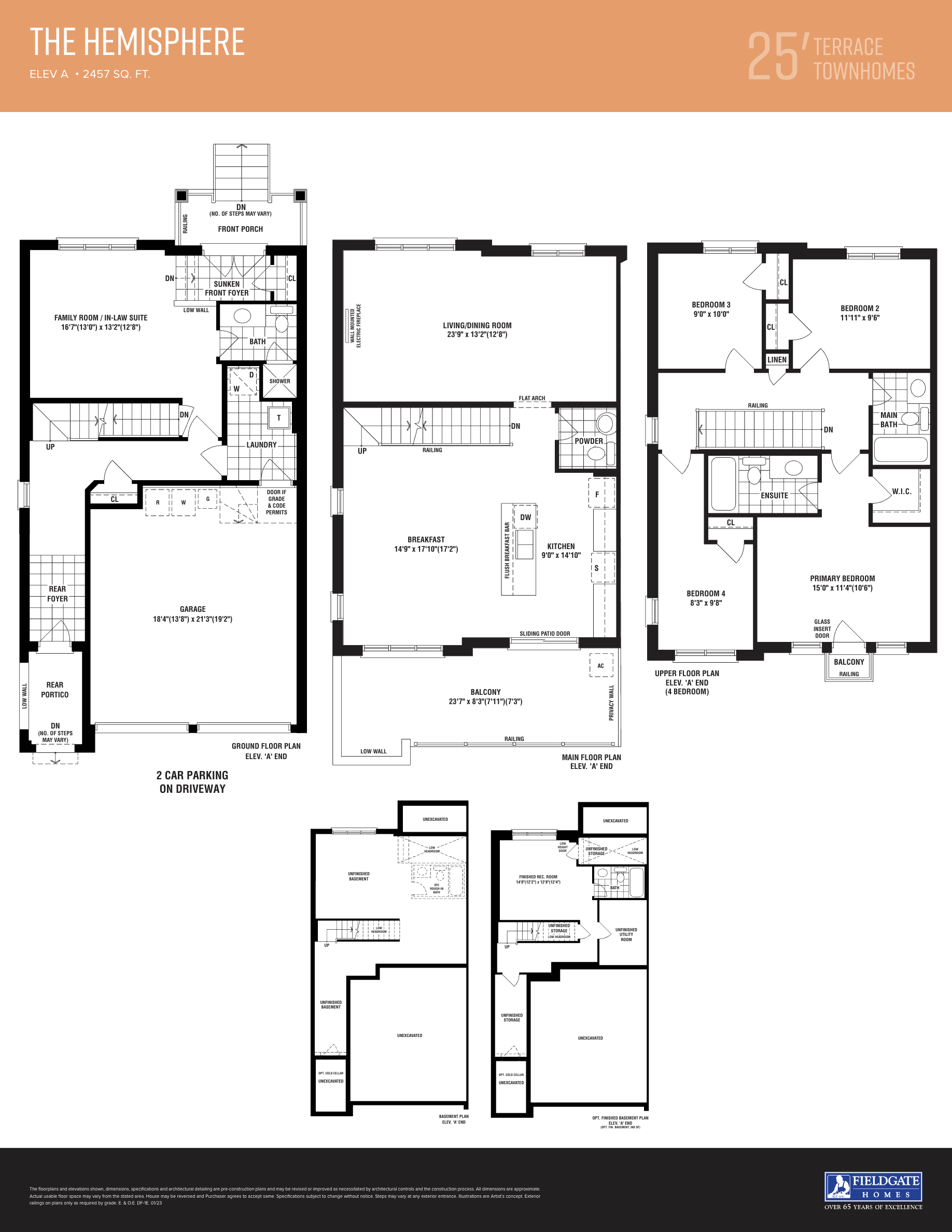 The Crescents - Hemisphere Floor Plan, Brampton ON | Livabl