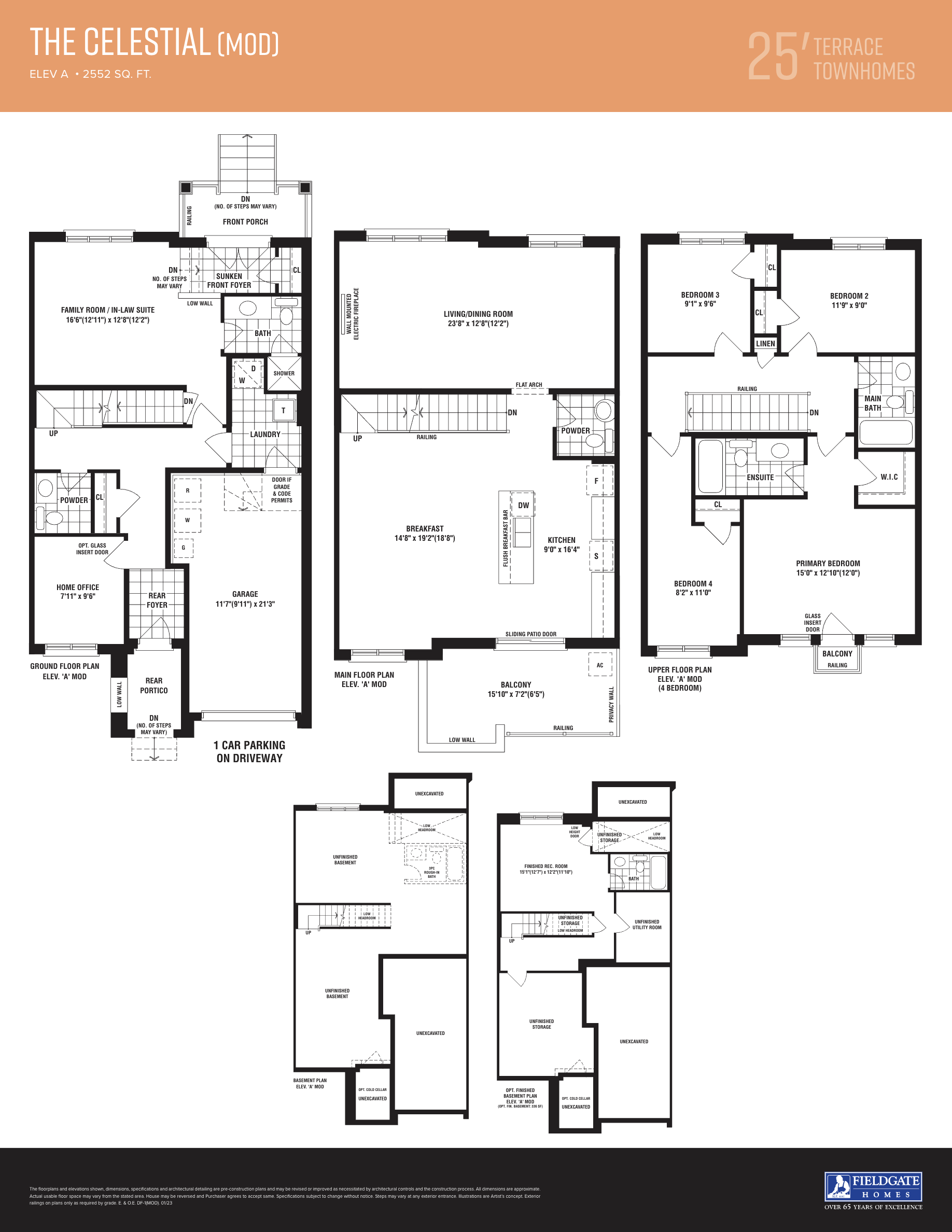 The Crescents - Celestial (MOD) Floor Plan, Brampton ON | Livabl