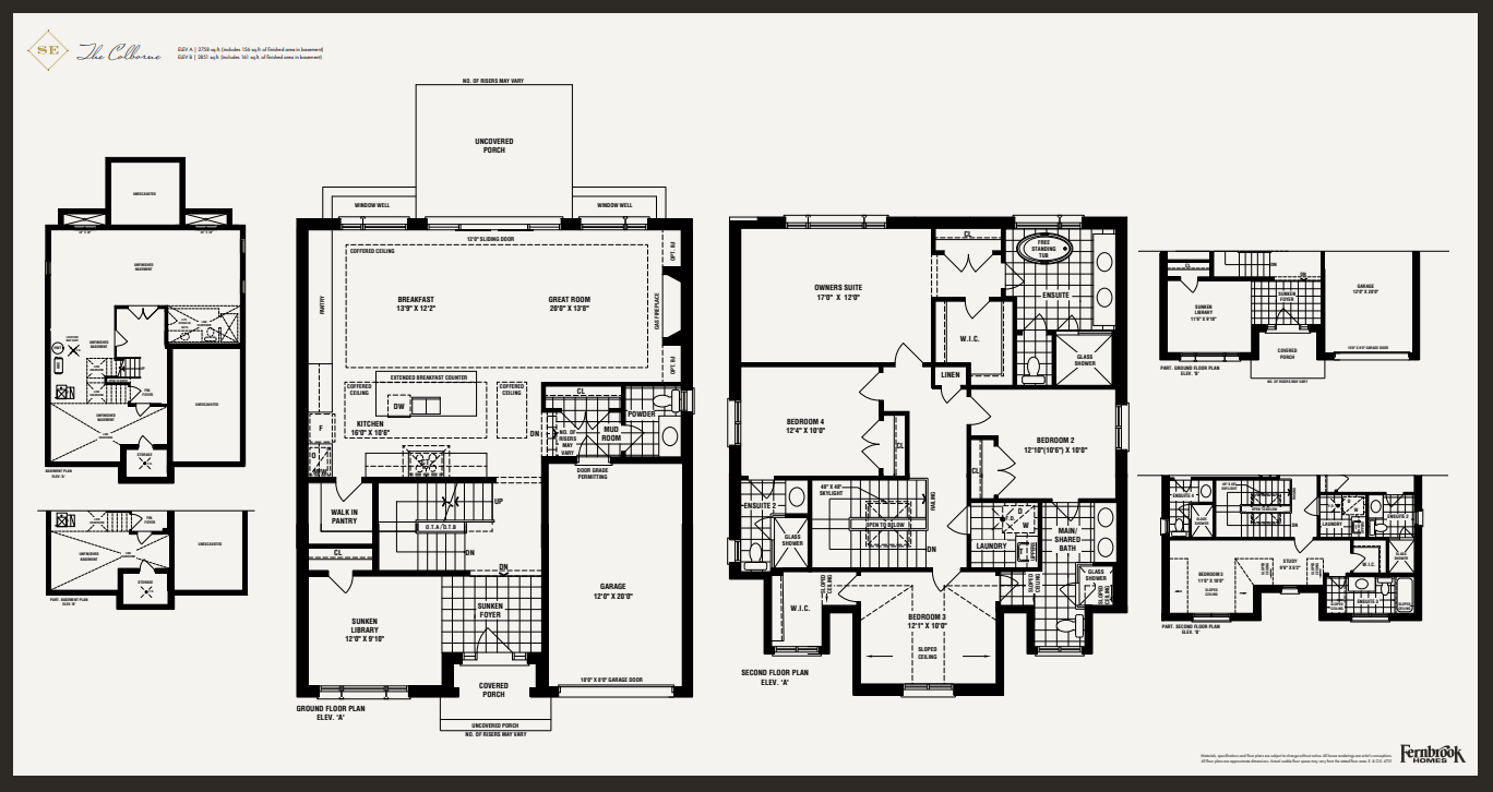 Lifestyles of South East Oakville - THE COLBORNE Floor Plan, Oakville ...