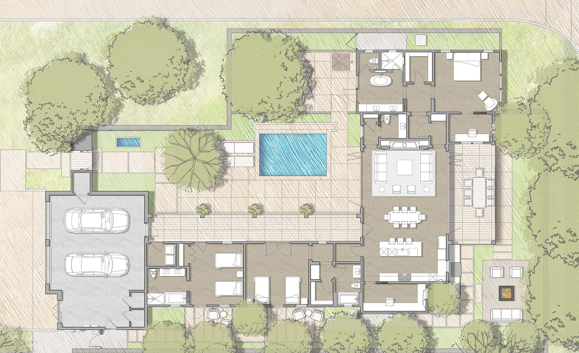 MAPLE floor plan at Stanly Ranch in Napa, CA