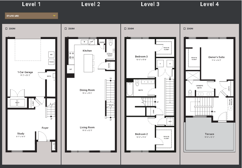 Northbank - The Brooks Floor Plan, Philadelphia PA | Livabl