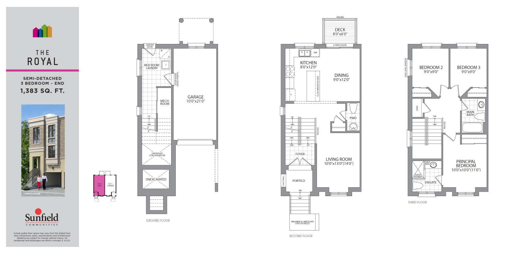 Kennedy Commons - The Royal Floor Plan, Brampton ON | Livabl