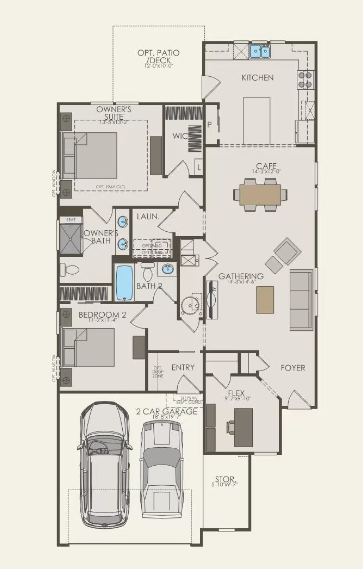 Montebello by Del Webb - Passport with Basement Floor Plan, Sterling VA ...