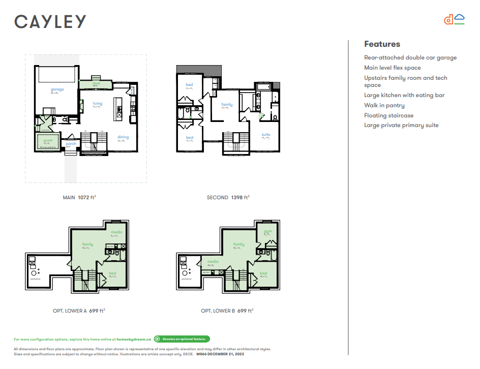 Alpine Park - Cayley Floor Plan, Calgary AB | Livabl