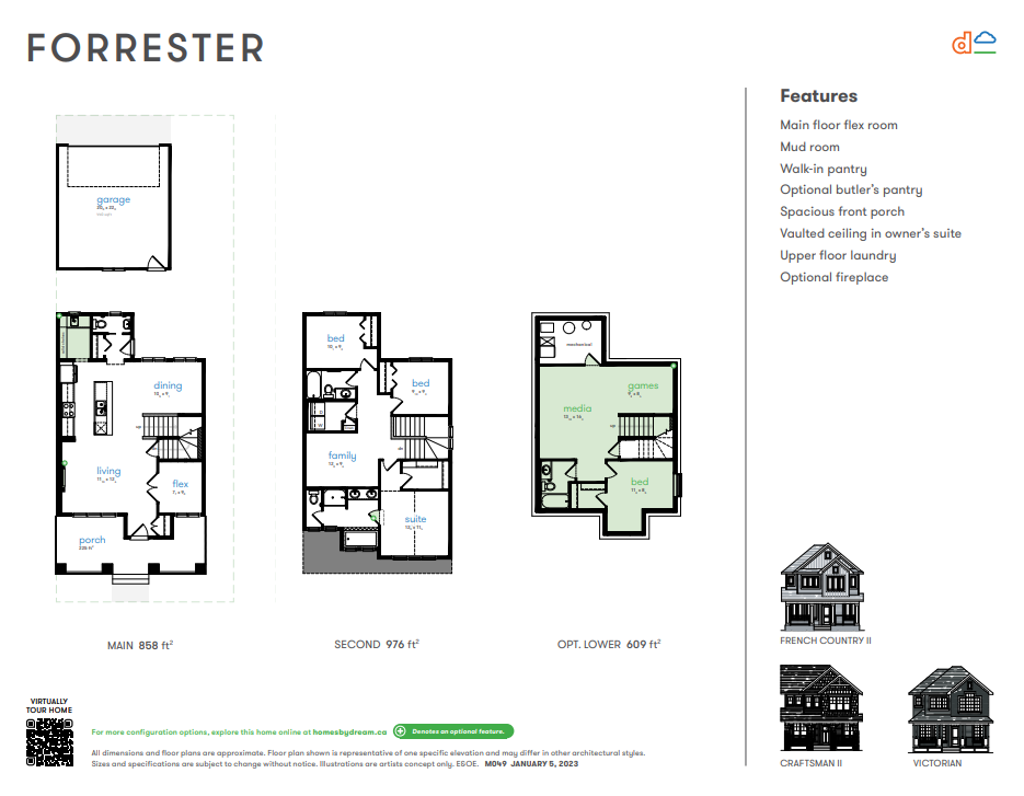 Alpine Park - Forrester Floor Plan, Calgary AB | Livabl