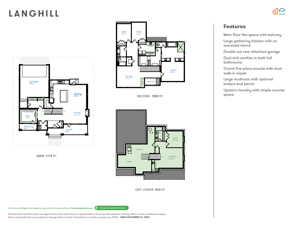 Alpine Park - Langhill Floor Plan, Calgary AB | Livabl