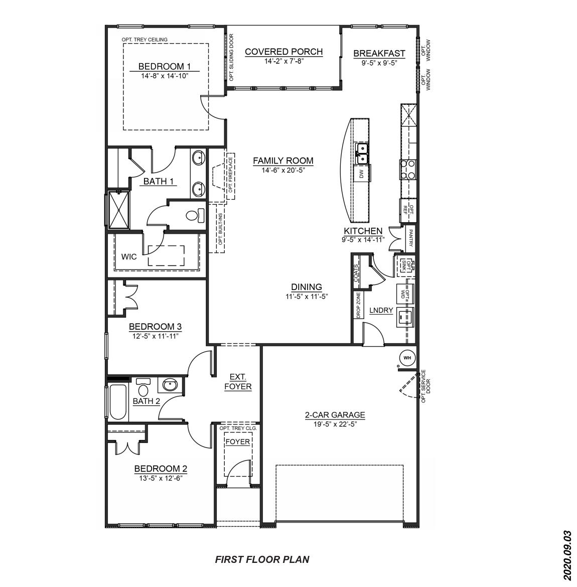 Crosswind Cottages - Azalea Floor Plan, Pendleton SC | Livabl