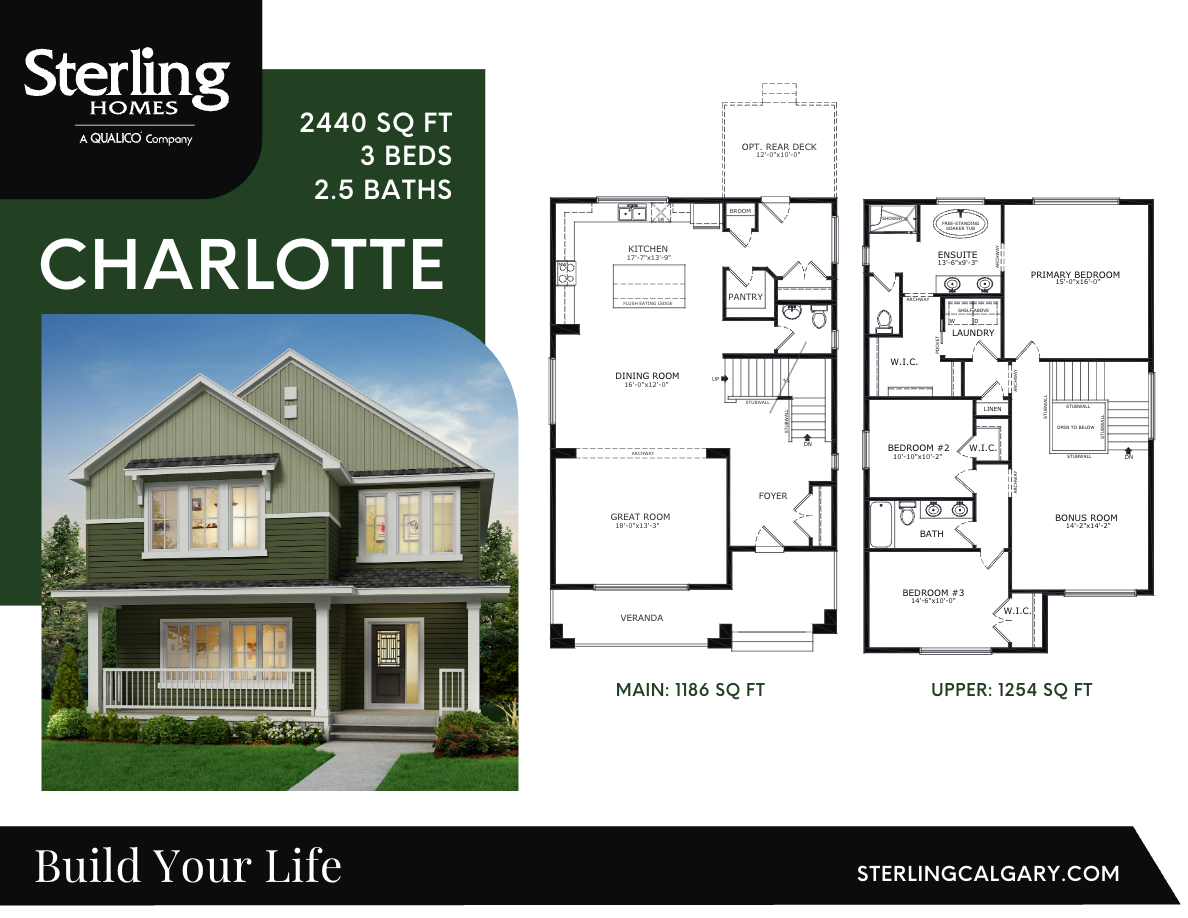 Harmony - Charlotte Floor Plan, Rocky View AB | Livabl