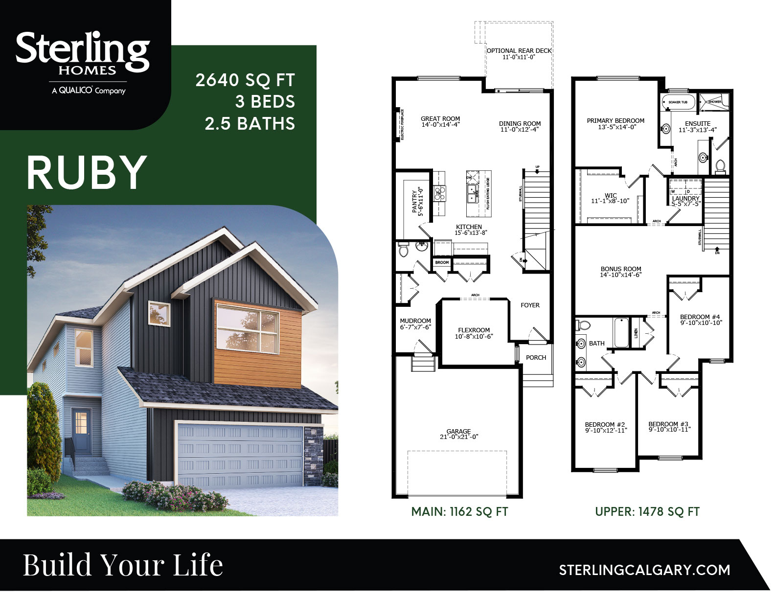 Ambleton - Ruby Floor Plan, Calgary AB | Livabl