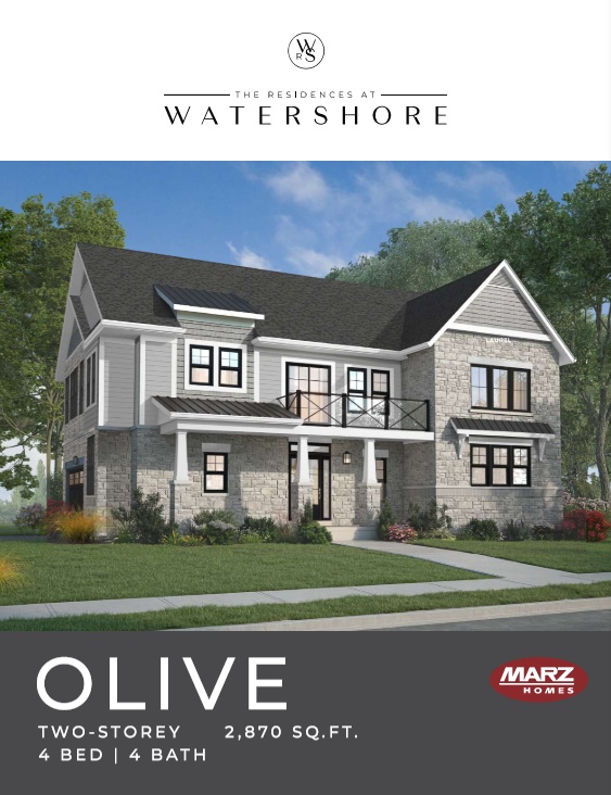 The Residences at Watershore - Olive Floor Plan, Hamilton ON | Livabl