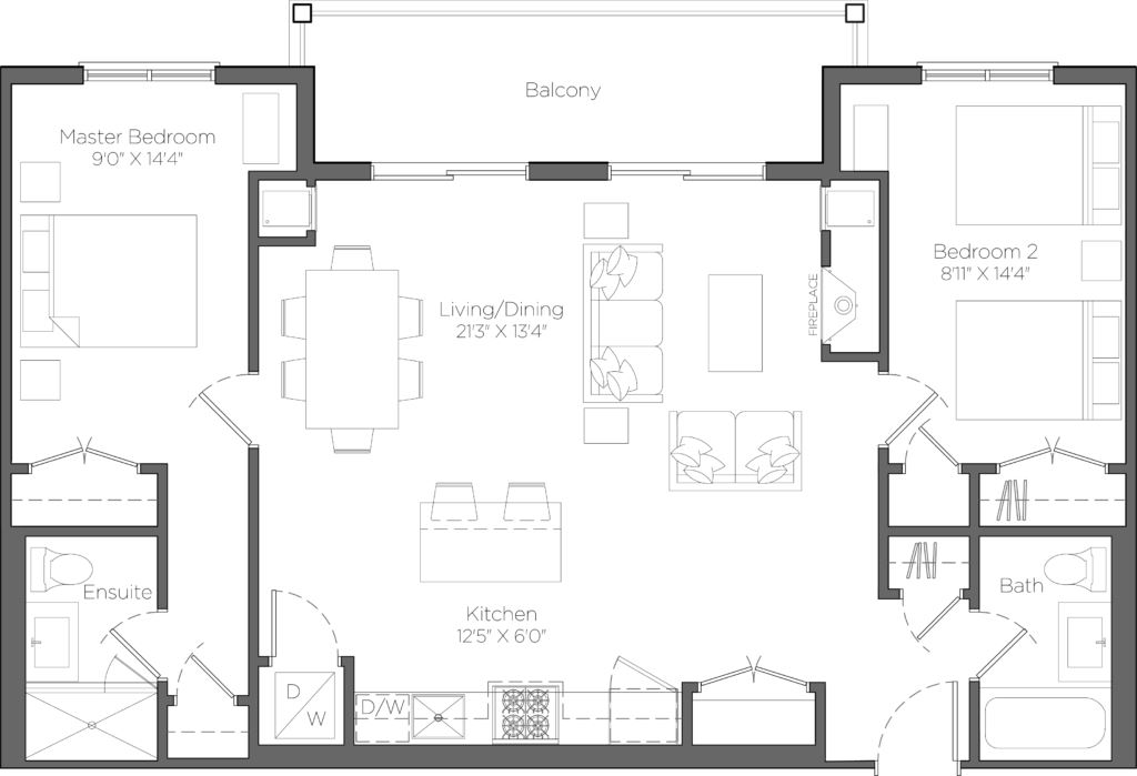 Deerhurst Lakeside Lodge | The Algonquin | Floor Plans and Pricing