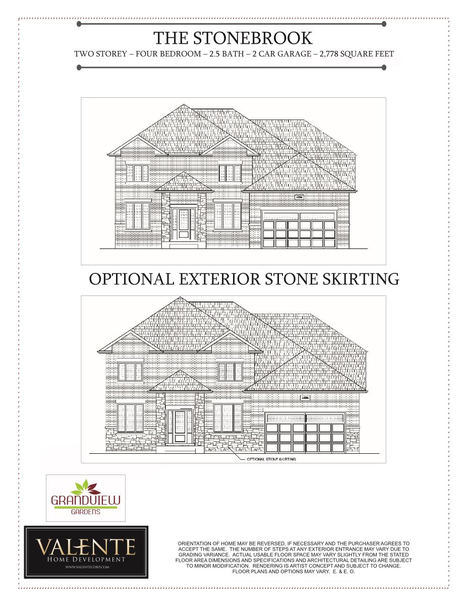 Grandview Gardens | The Stonebrook | Floor Plans and Pricing